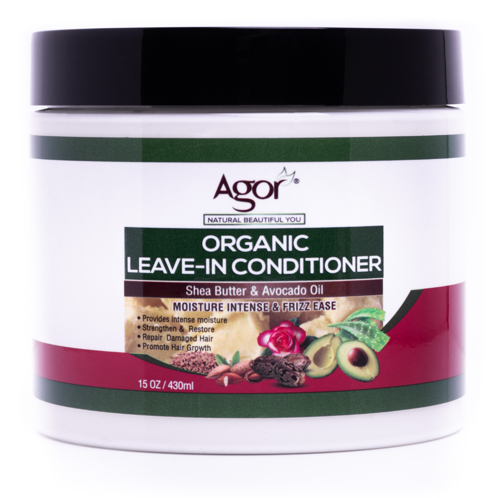 Agor Organic Leave-In Conditioner 15 oz – Shaba Cosmetics
