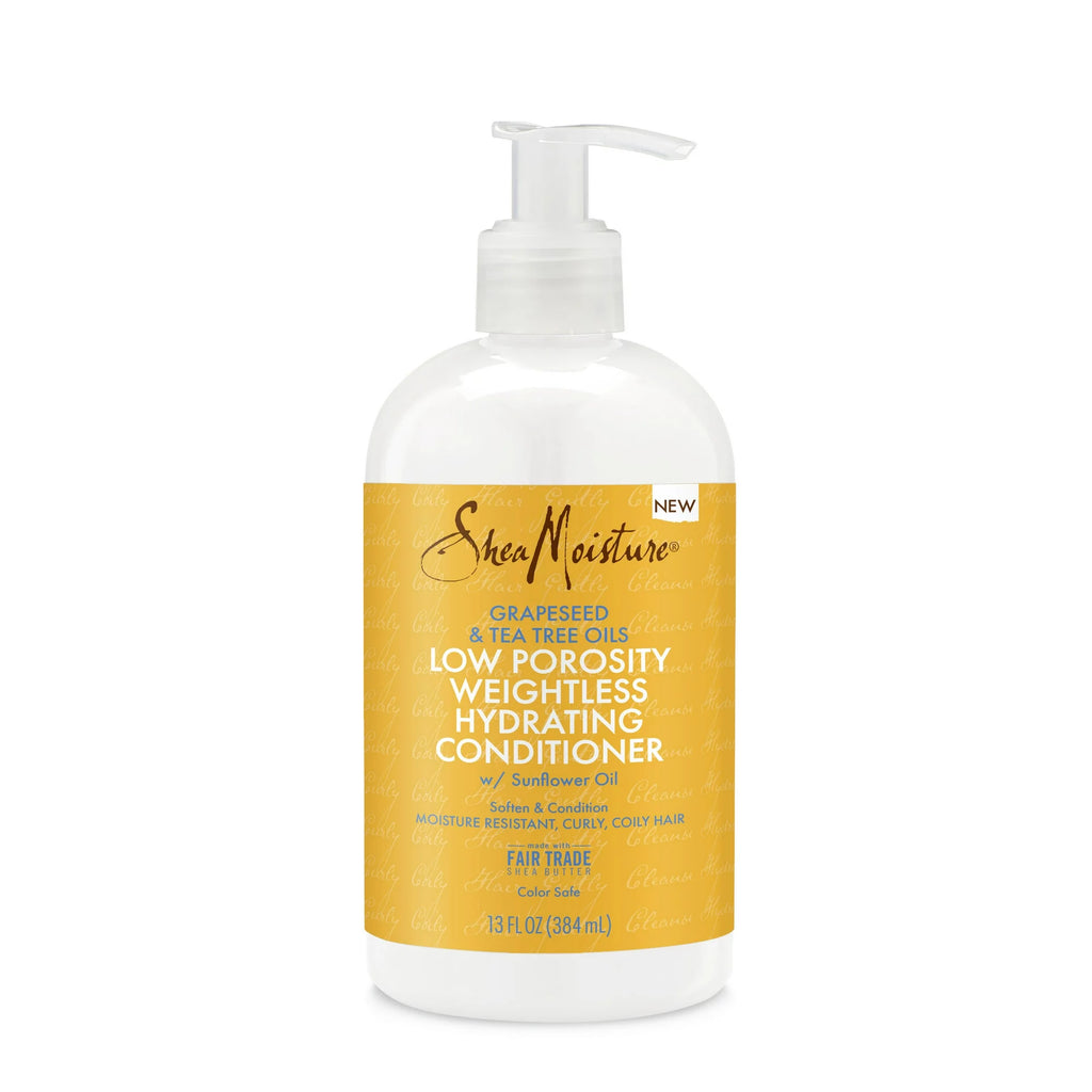 SheaMoisture Low Porosity Weightless Hydrating Conditioner-13 OZ – Shaba Cosmetics