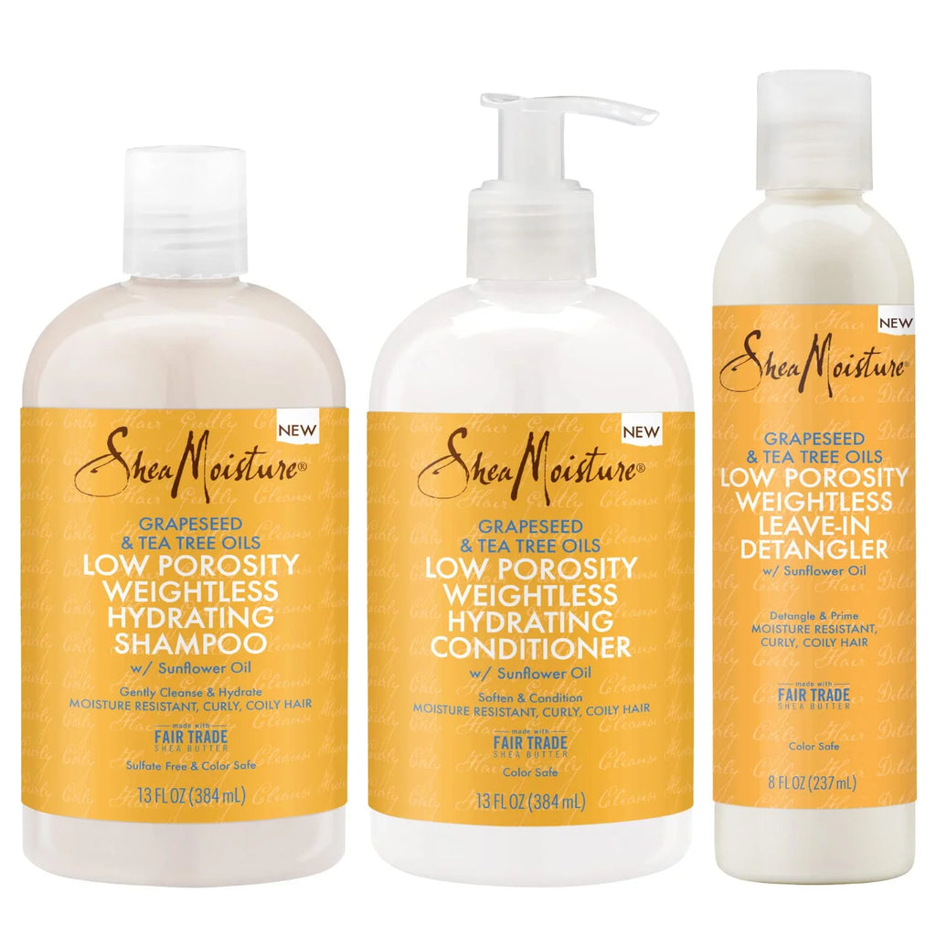 SheaMoisture Shampoo and Conditioner Low porosity kit – Shaba Cosmetics
