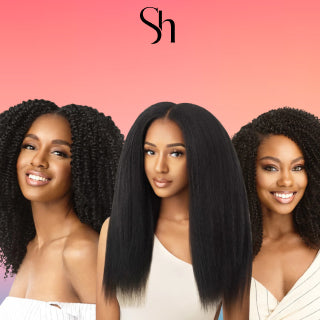HUMAN HAIR BLEND-CLIP-IN EXTENSIONS – Shaba Cosmetics