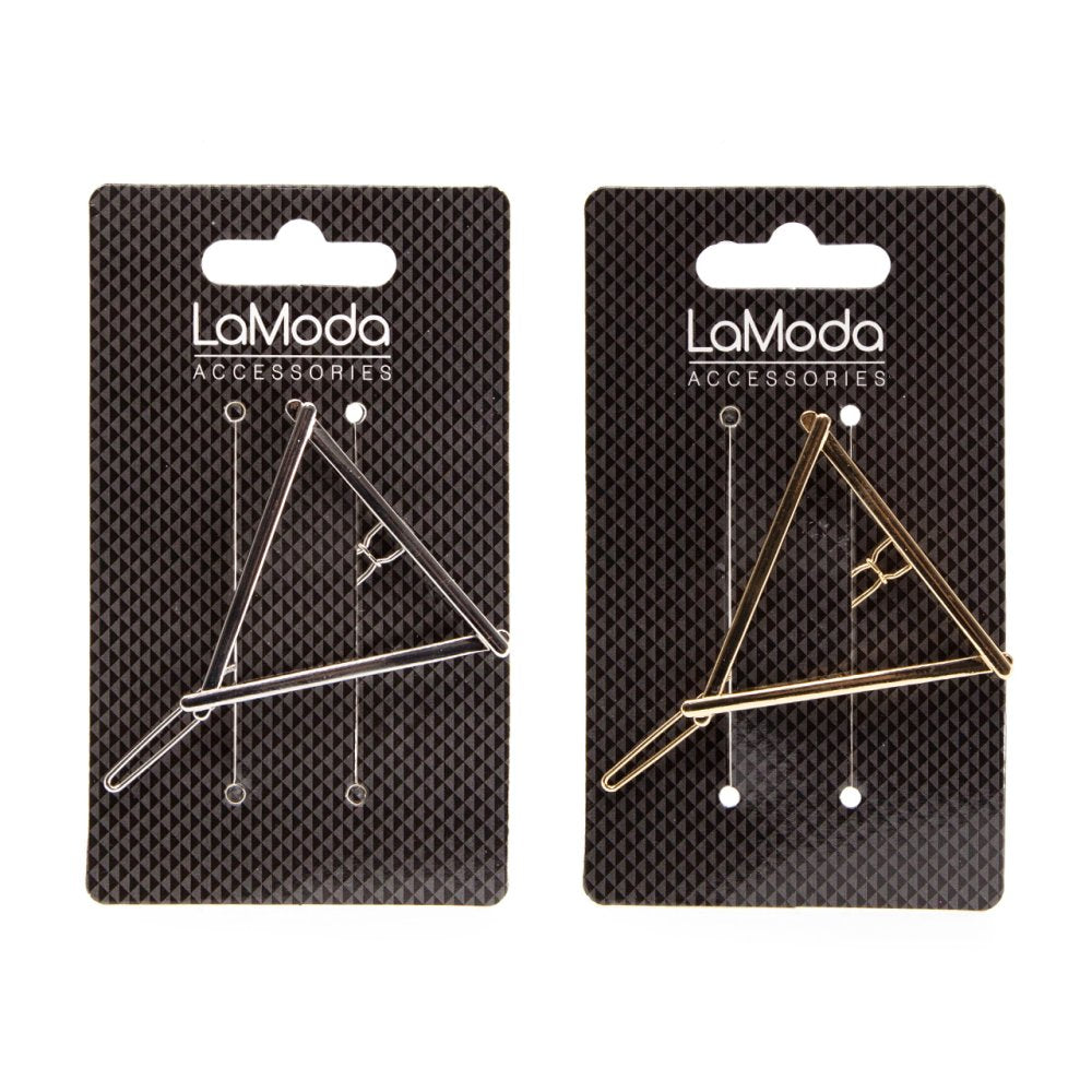 LA MODA METALLIC TRIANGLE CLIP – Shaba Cosmetics