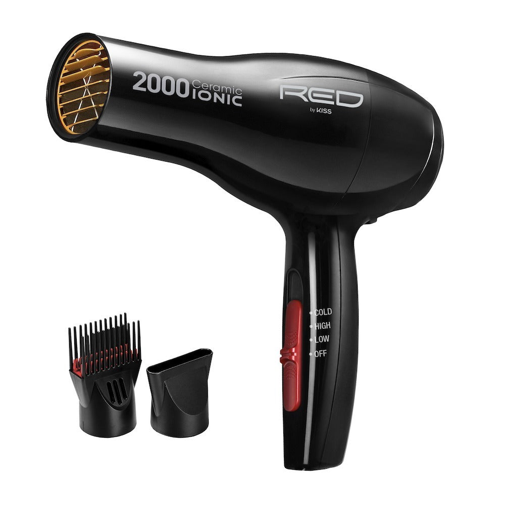 RED BY KISS CERAMIC IONIC BLOW DRYER 2000 – Shaba Cosmetics