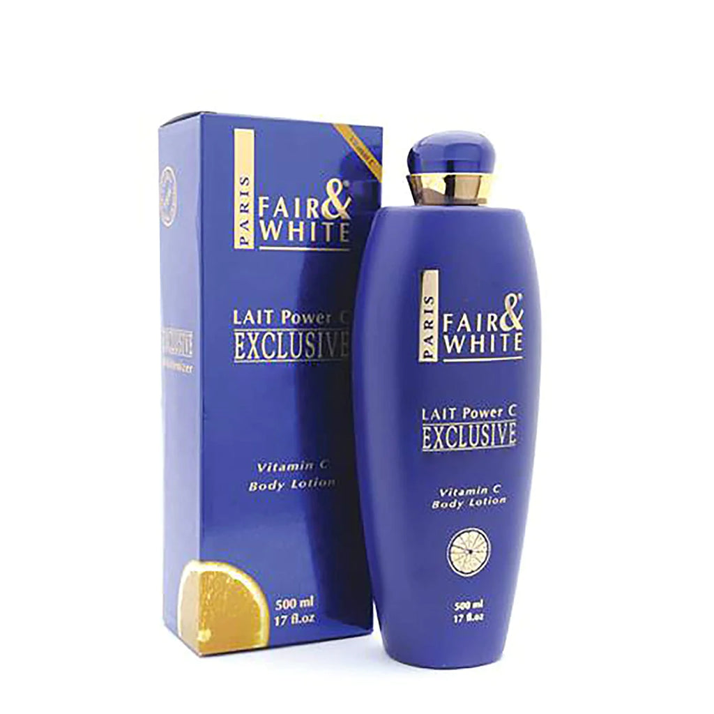 Fair & White Exclusive Body Lotion with Vitamin C 500ml – Shaba Cosmetics