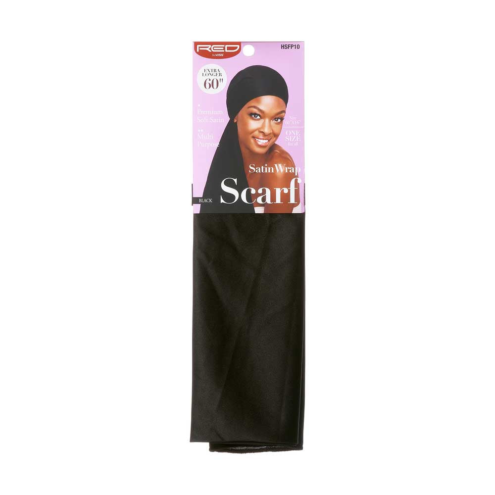 Red By Kiss Silky Satin Wrap Scarf 60″X16″ – Shaba Cosmetics