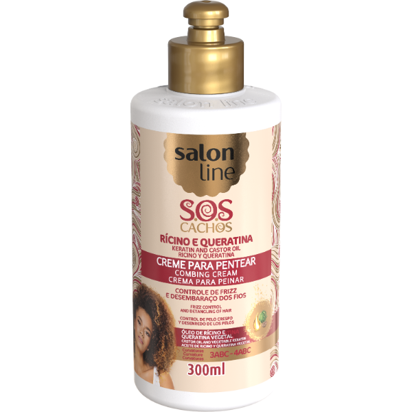 SALON LINE SOS CASTOR OIL AND KERATIN EXTREME REPAIR COMBING CREAM 300 ...