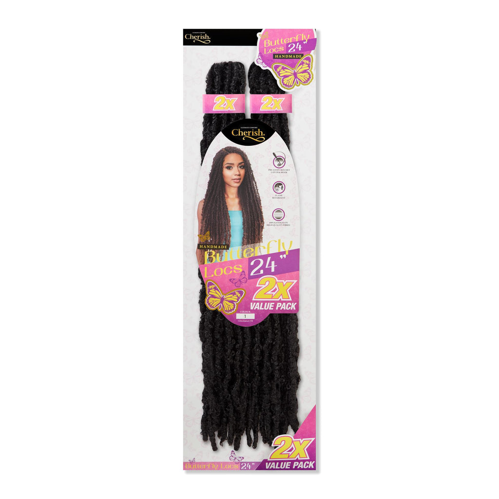 Cherish Ultimate Comfort Butterfly Locs 2X Pack 24" – Shaba Cosmetics