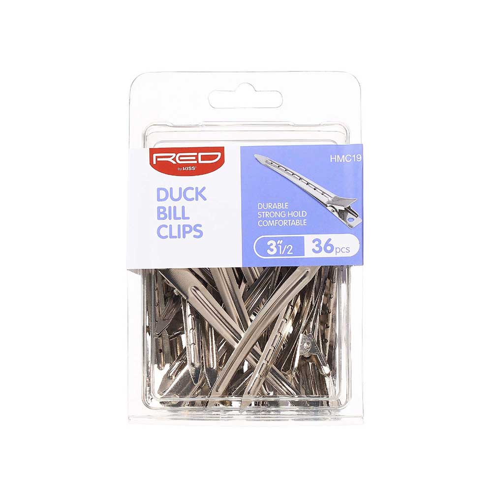 Red By Kiss Silver Duck Bill Clips (36 PCS) – Shaba Cosmetics