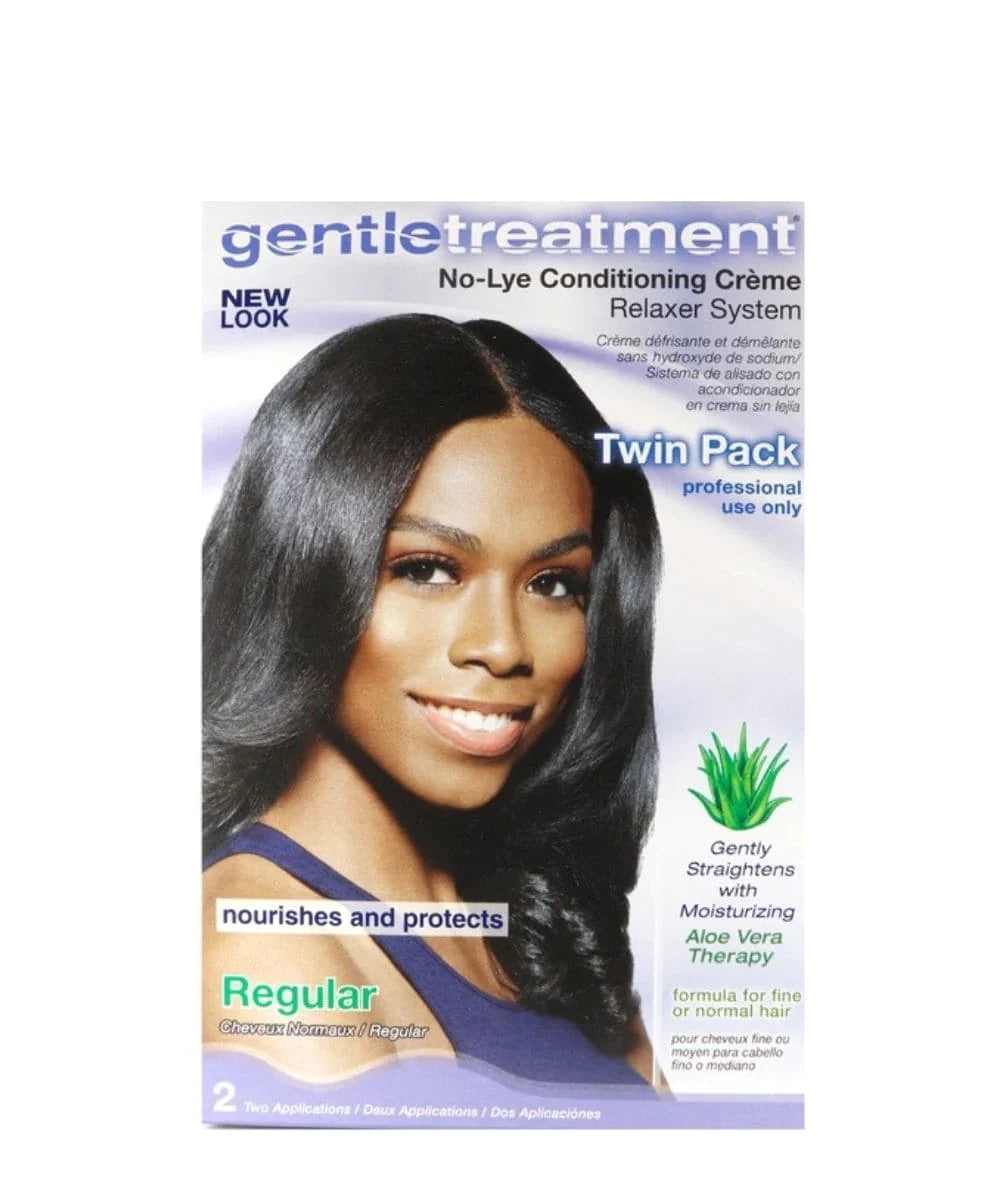 Gentle Treatment No-Lye Conditioning Creme Relaxer System 2 Applicatio ...