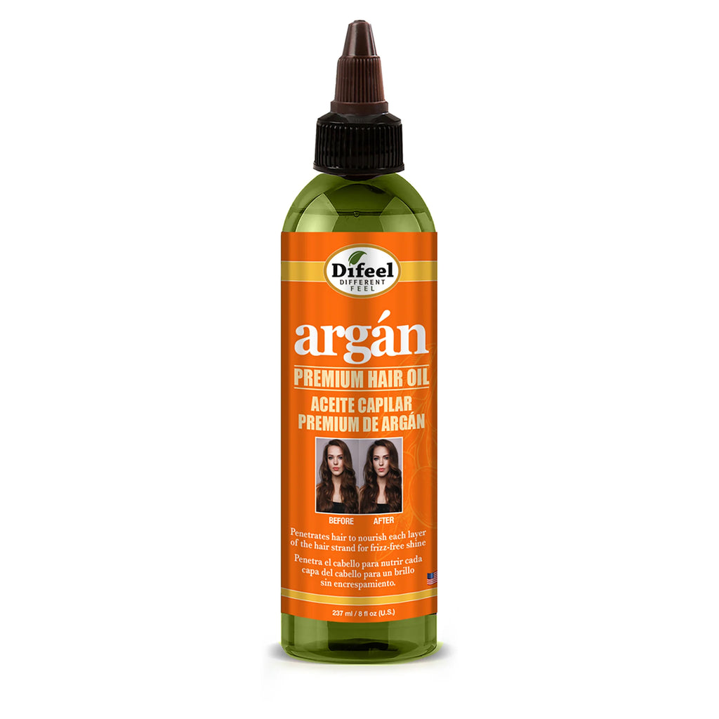 DIFEEL ARGAN HYDRATING PREMIUM HAIR OIL 8 OZ – Shaba Cosmetics