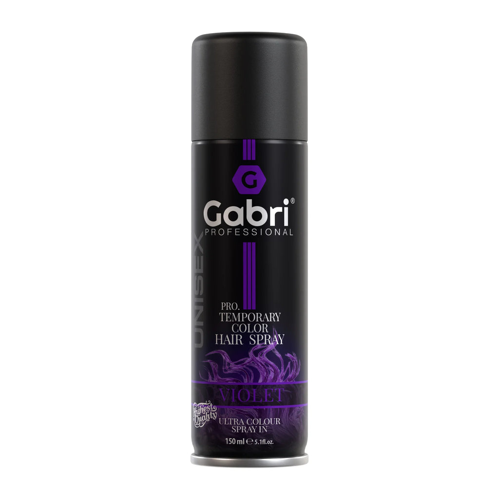 Gabri Professional Pro Temporary Hair Colour Spray Violet 150ml – Shaba ...