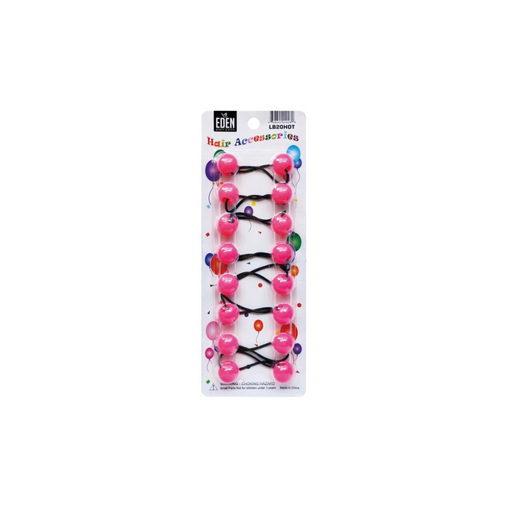 EDEN HAIR BALL 20MM - HOT PINK – Shaba Cosmetics