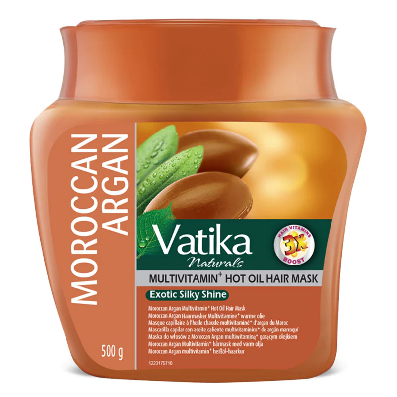 Vatika Naturals Argan Hair Mask Multivitamin 500g – Shaba Cosmetics