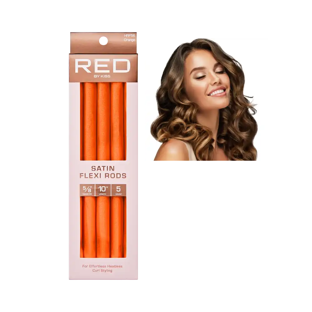 RED BY KISS Heatless Curling Silky Satin Flexi Rods – Shaba Cosmetics