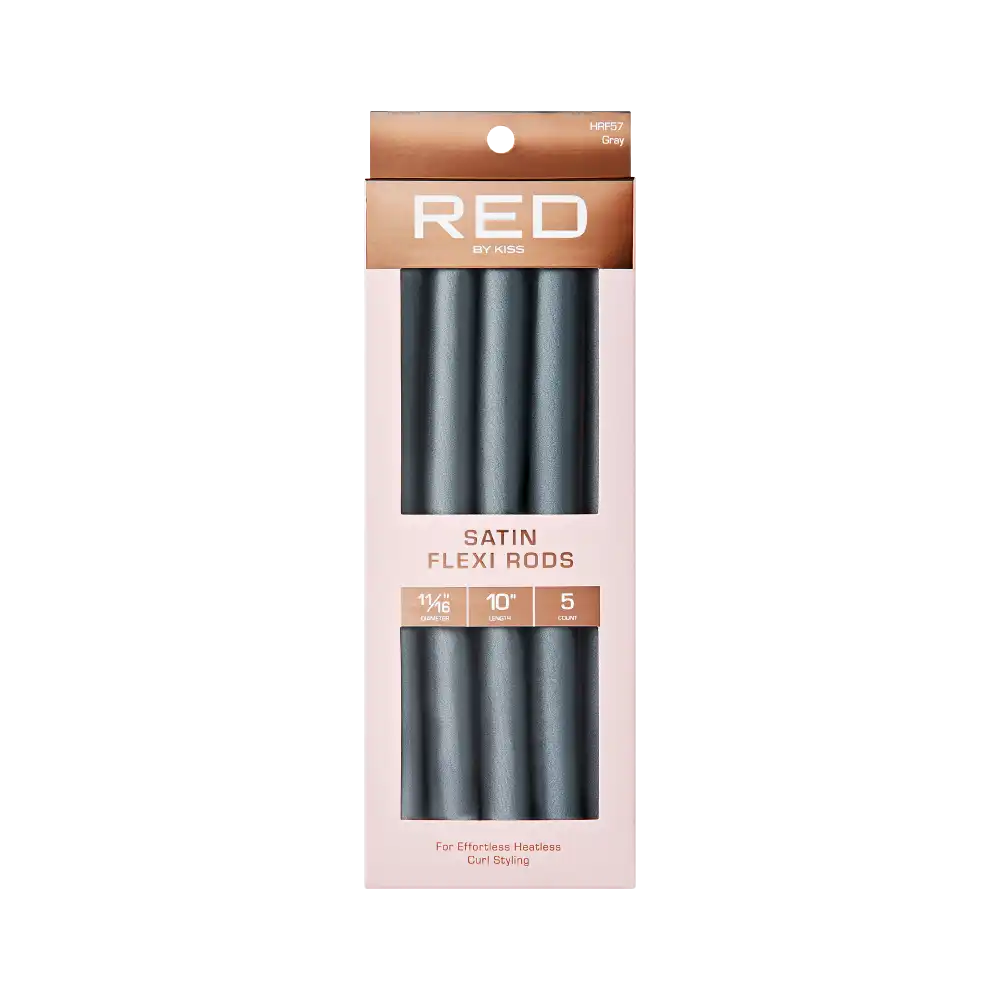 RED BY KISS Heatless Curling Silky Satin Flexi Rods GRAY – Shaba Cosmetics