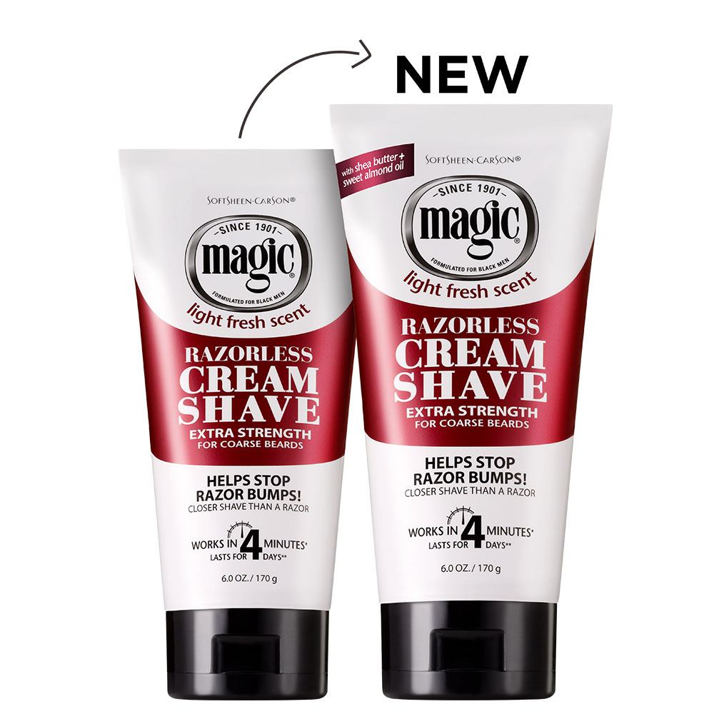 MAGIC Razorless Cream Shave - Extra Strength Shaving Cream 6OZ – Shaba ...