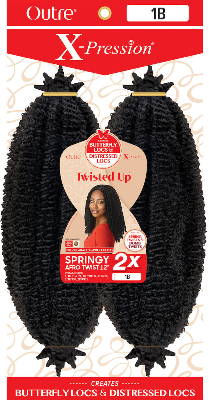 Outre X-Pression Twisted Up - Springy Afro Twist – Shaba Cosmetics