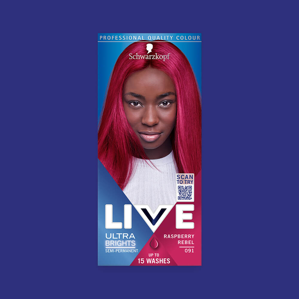 LIVE 091 RASPBERRY REBEL SEMI-PERMANENT COLOUR – Shaba Cosmetics