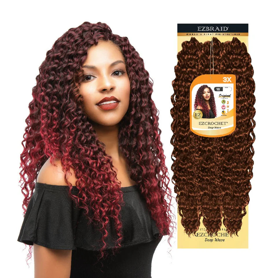 EZ CROCHET Deep Wave 18" - 3X – Shaba Cosmetics